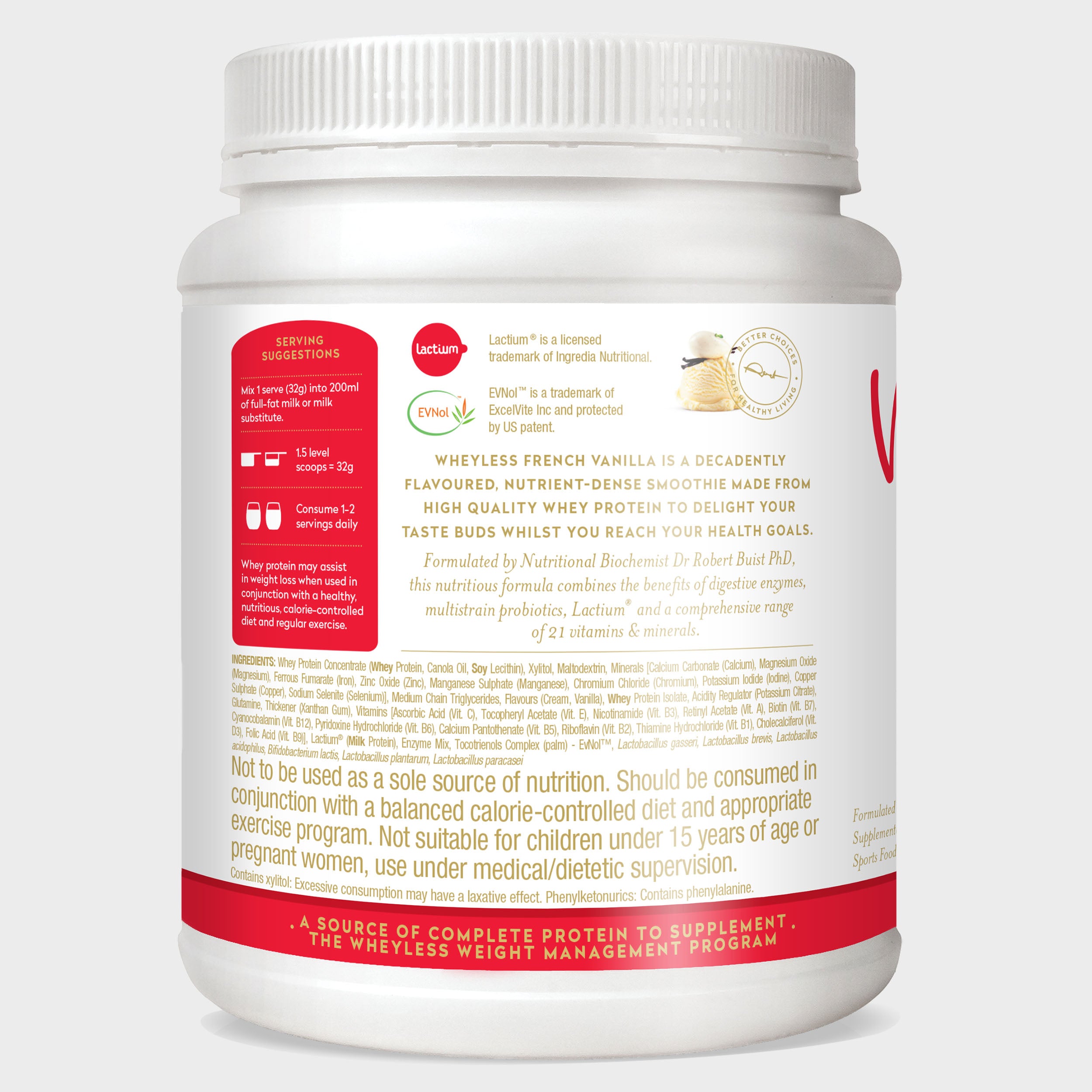 Wheyless French Vanilla Meal Replacement