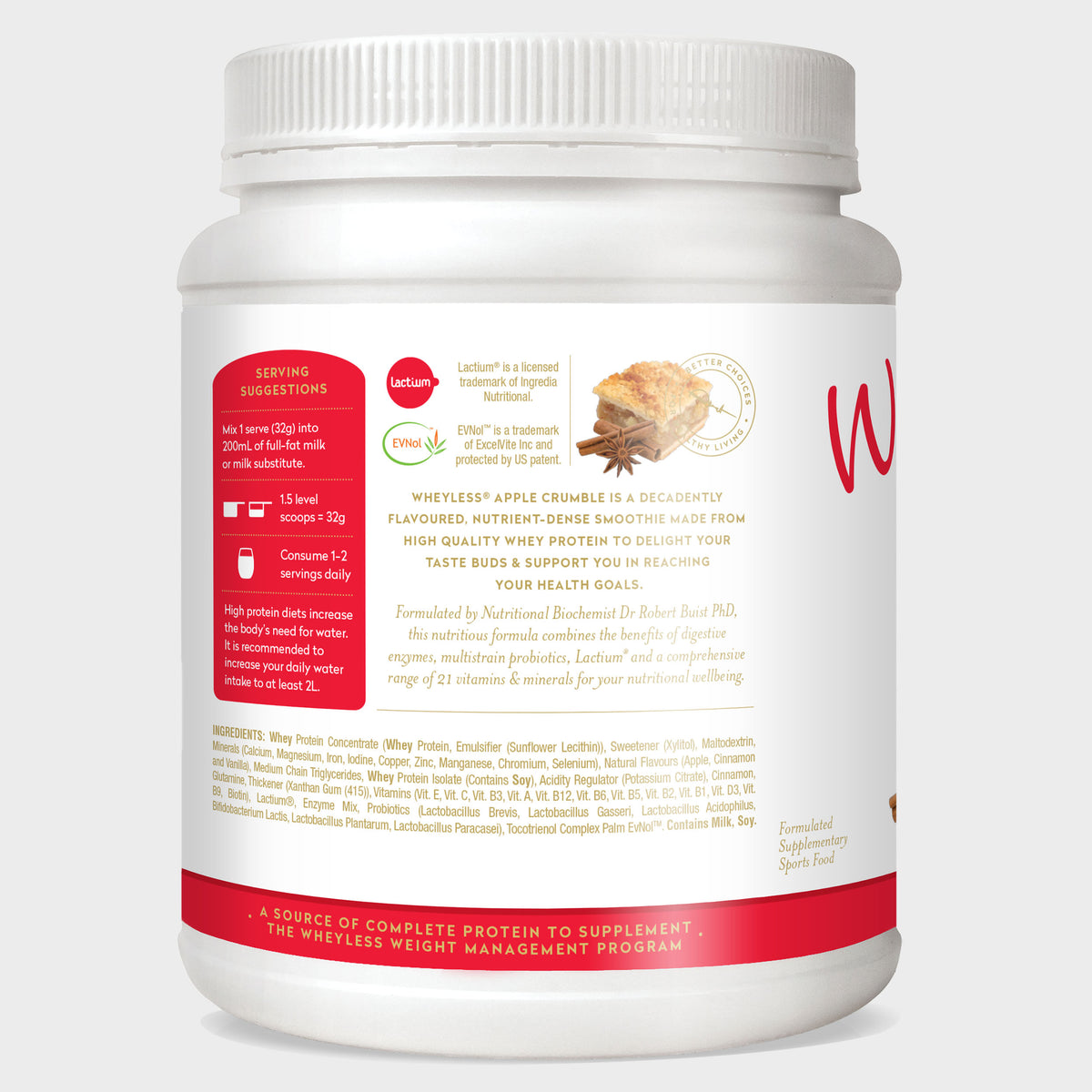 Wheyless Apple Cinnamon Meal Replacement Shake – Wheyless Australia