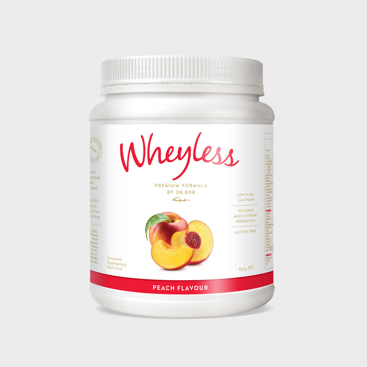 Wheyless Peach Meal Replacement Shake