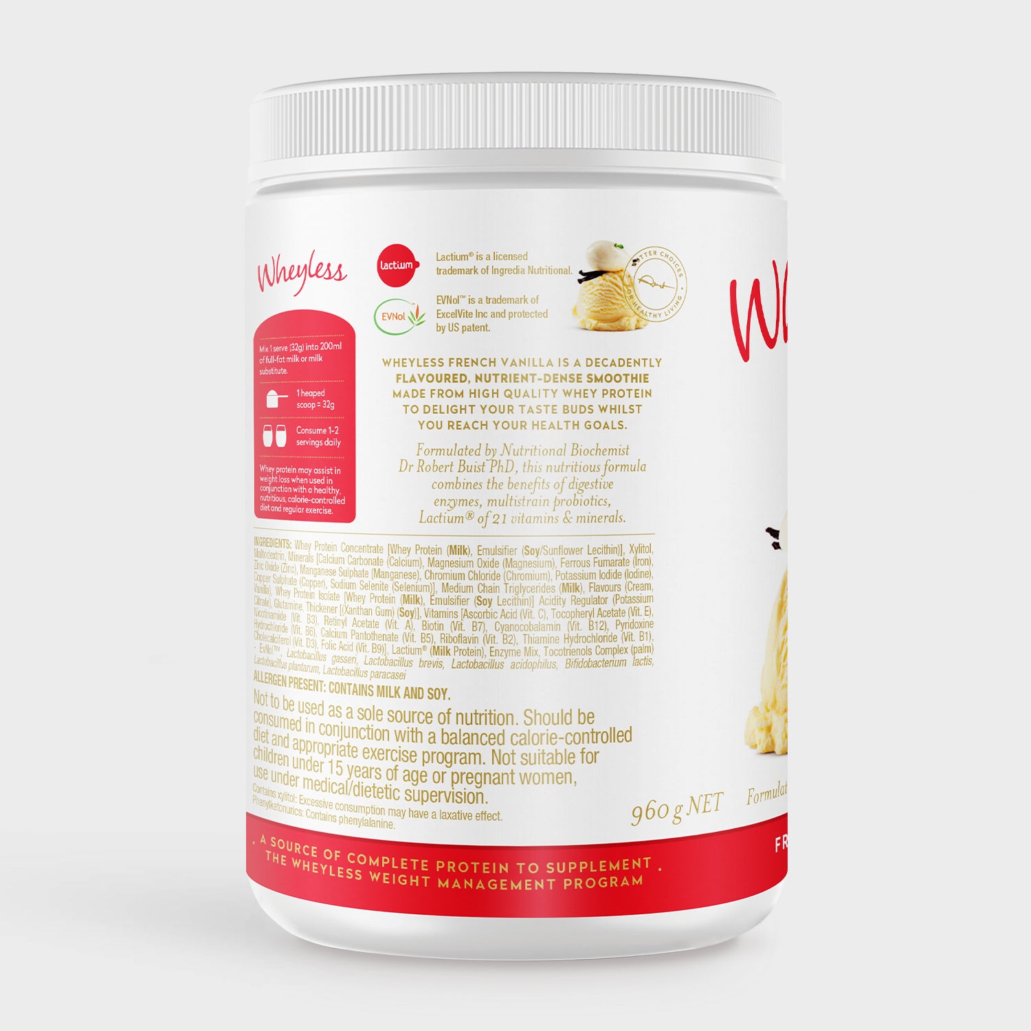 Wheyless French Vanilla Meal Replacement